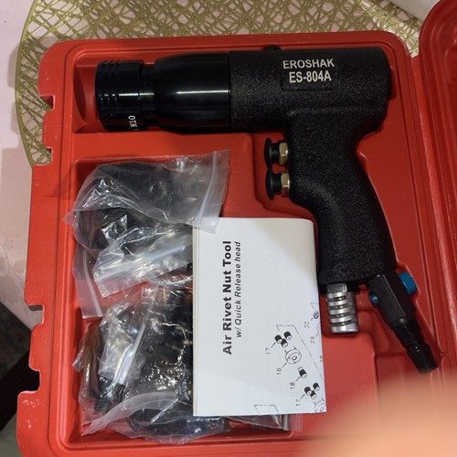 Pneumatic Riveting Nut Gun Industrial Quick Air Riveter Gun Tool M5 M6 ...