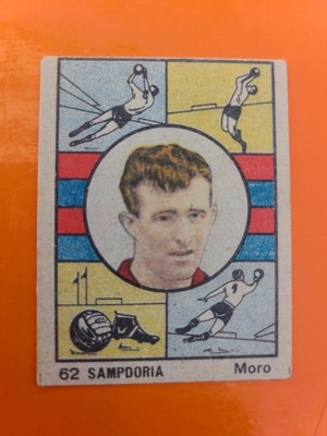 1951-52 VAV Calciatori GIUSEPPE MORO Sampdoria #62 FIGURINA STICKER ...