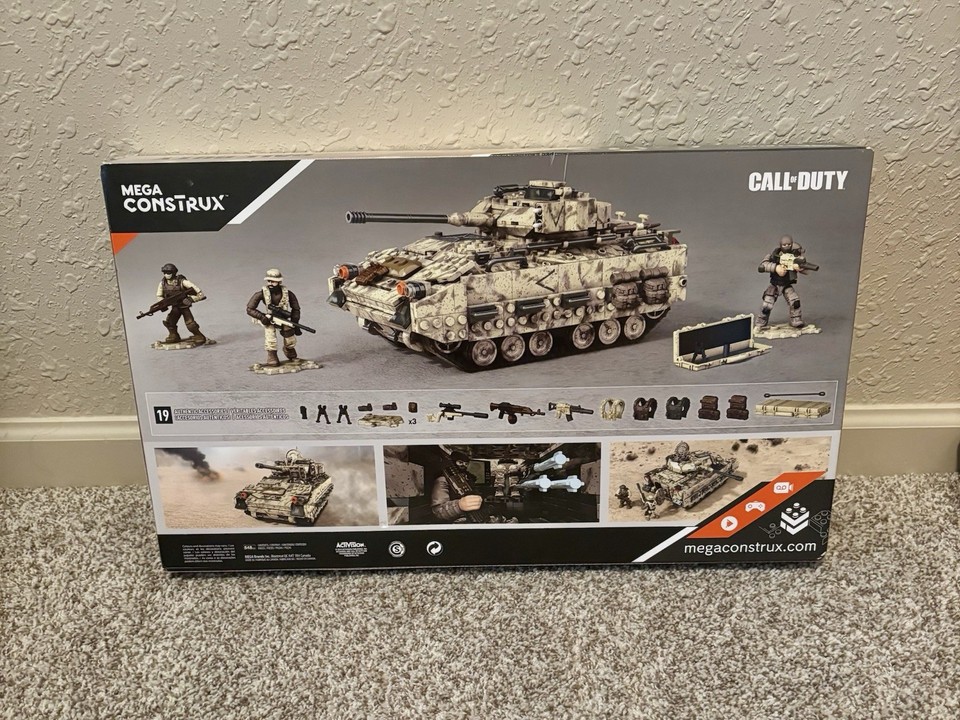 Mega Bloks Call Of Duty Desert Tank Construction Set NIB MINOR BOX ...