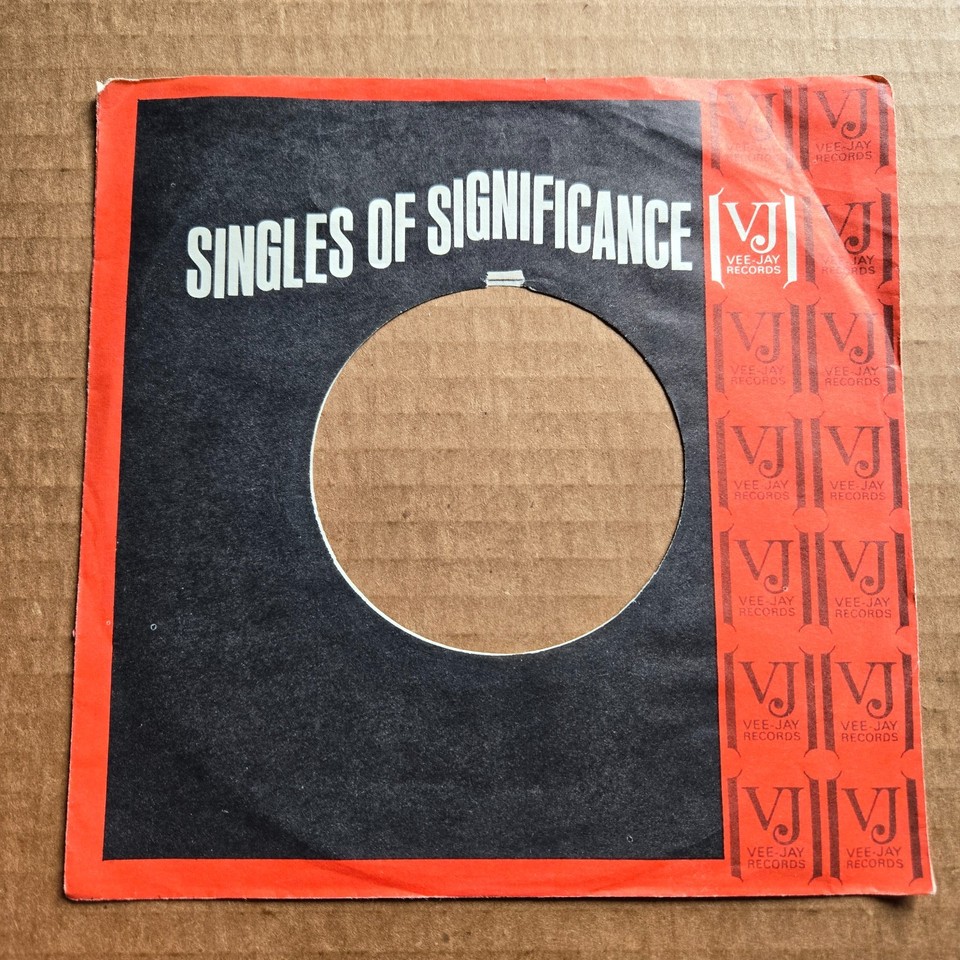 VJ Vee-Jay Records Company Sleeve ONLY Vintage Beatles 45 7" | eBay
