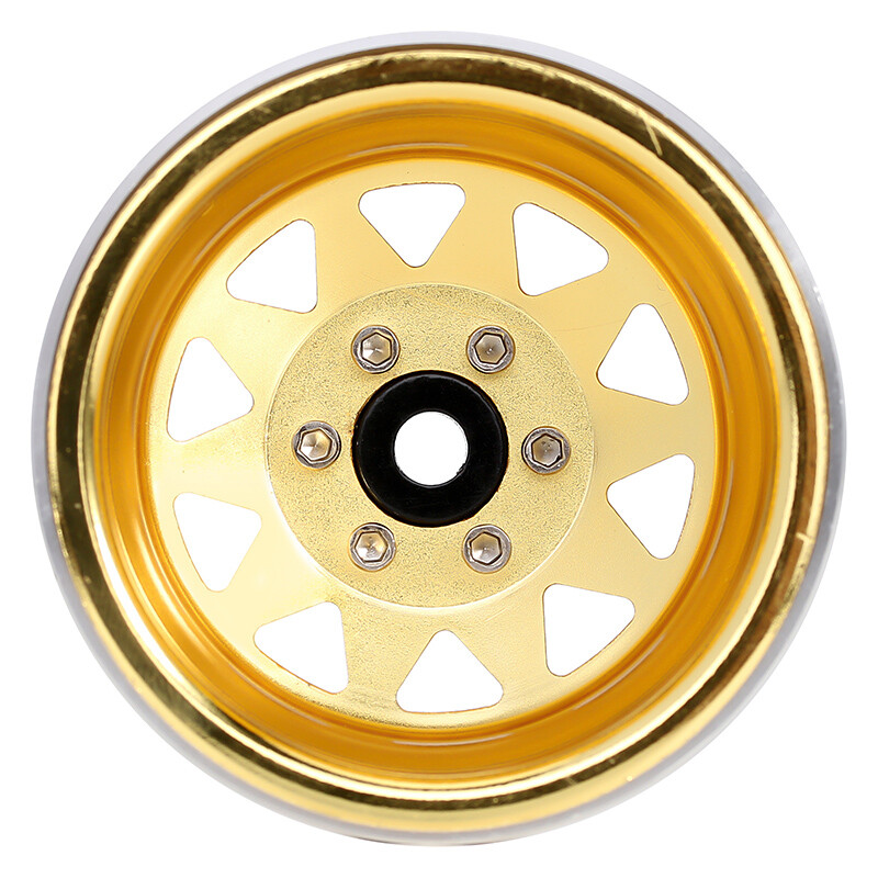 RC Beadlock Wheels GLOBACT Rainbow 1.9 Beadlock Wheels -10mm Offset ...