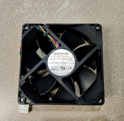 Foxconn Cooling Black Case Fan (PVA092G12S) 92mm 12v 0.4A | eBay