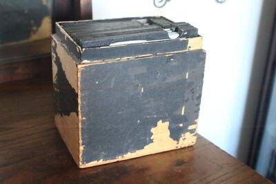 Lot of 12 Duplicate Contract Boards in Wooden Case w/ Cards Paine | eBay