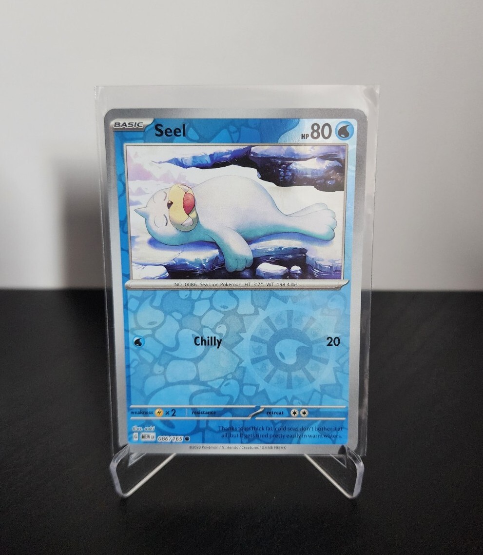 Pokemon TCG Seel Scarlet & Violet - 151 086/165 Reverse Holo Common | eBay