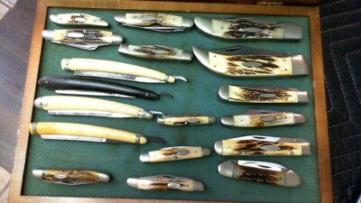 vintage case knife collector set 18 knives total | eBay