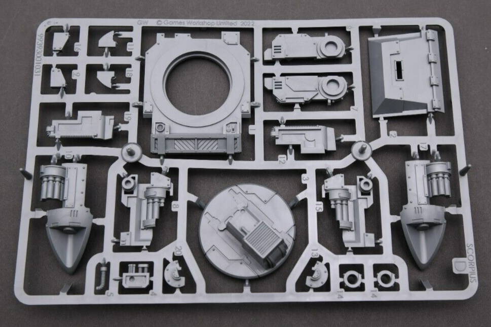 Warhammer 30k - 40k Skorpius Missile Launcher and attachments New on ...