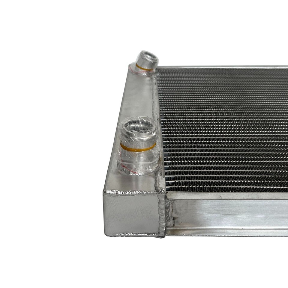 28" x 19" Double Pass Radiator Fit Chevy SBC 350 Racing Universal ...
