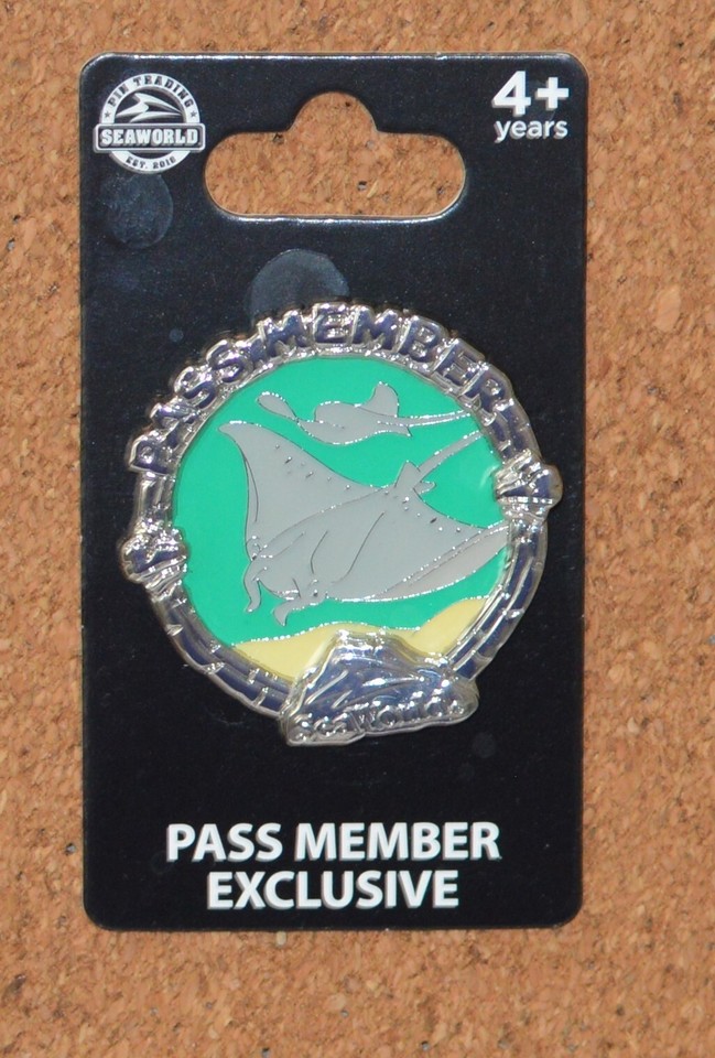 SeaWorld - 2023 Passholder Pin - Manta Ray | eBay
