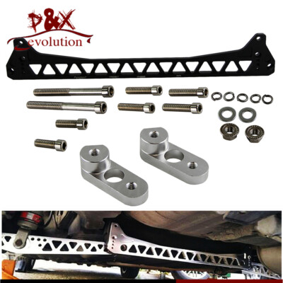 Black Rear Subframe Brace For Honda Civic/CRX/Del Sol Acura Integra EF ...