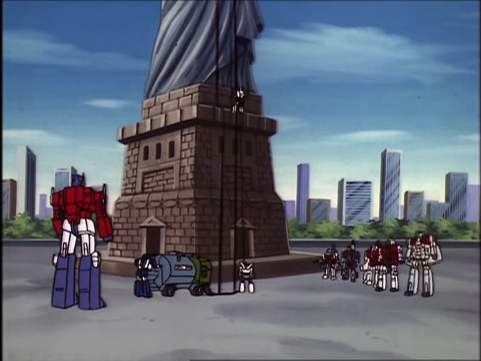 Transformers Optimus Prime Production Cel/Master Background Setup ...