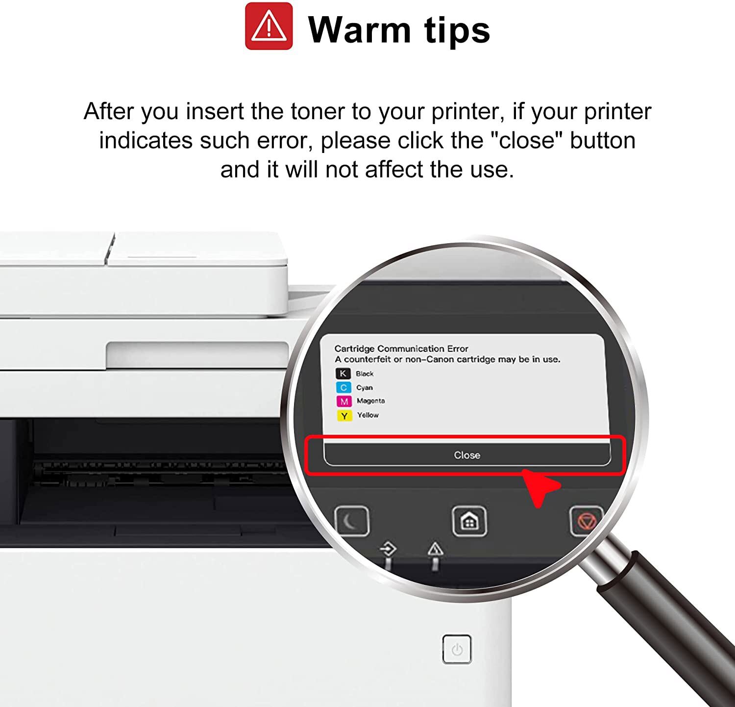 High Yield Toner For Canon 055 055H Color ImageCLASS MF741cdw MF743cdw ...