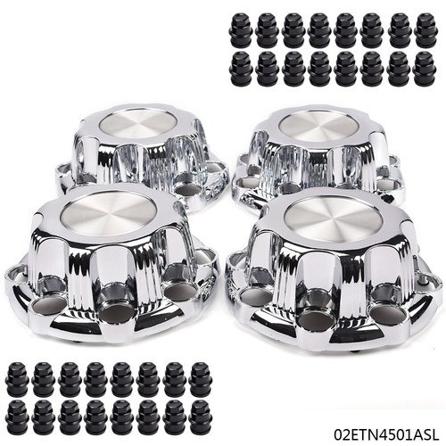 4Pcs 8 Lug Wheel Hub Center Caps Fit For Silverado Avalanche Sierra ...