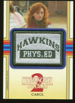 2019 Topps Stranger Things Season 2 Hawkins Phys. Ed Patch Relic ...