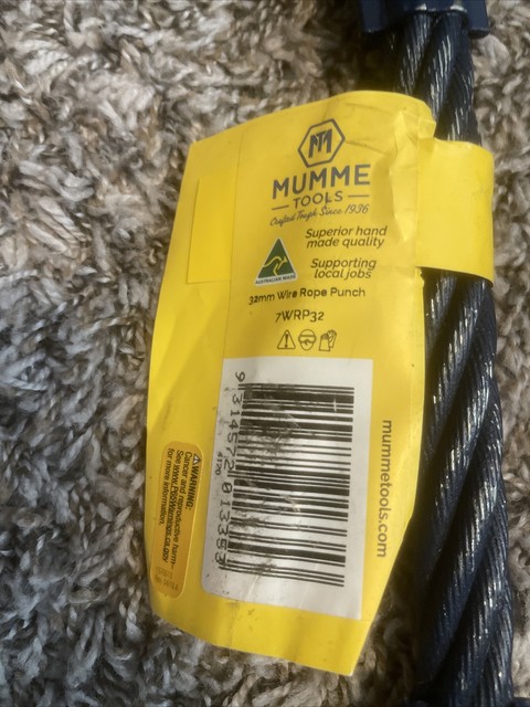 Mumme Tools 7WRP32 32mm Wire Rope Punch for sale online | eBay