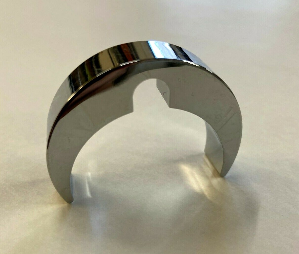 FORK TUBE MOUNTED BRAKE LINE CLAMP FOR HARLEY & CUSTOM 49MM FORK TUBES ...