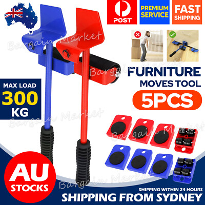 Heavy Furniture Moving Lifter Roller Move Tool Set Wheel Mover Sliders ...