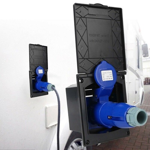 For RV Camper Caravan External Hook Up Plug Main Inlet Socket Kit 220V ...