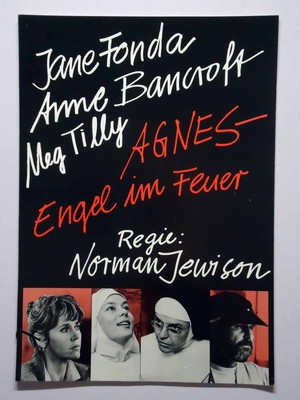 Agnes - Engel im Feuer Anne Bancroft Jane Fonda - Presseheft + 10 ...