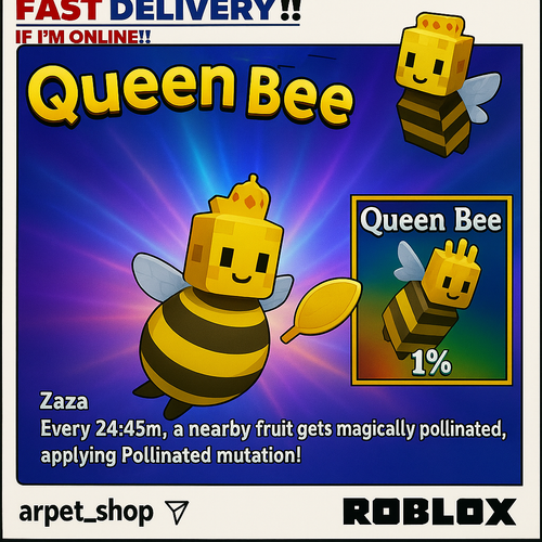 [🐶] Roblox GROW A GARDEN | Queen Bee [Divine] | Fast & Easy 🌱 | eBay