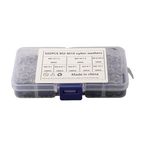 High Quality Rubber Flat Ring Spacer Washer Kit 500Pcs Bolt Srew M2-M10 ...