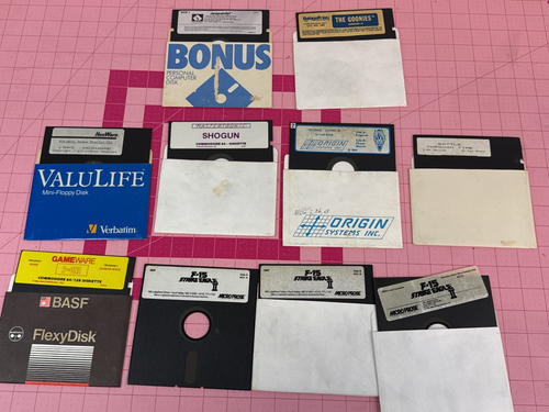 Lot of Commodore 64 Software Games 5.25" Disk Goonies Ultima 3 Disk | eBay