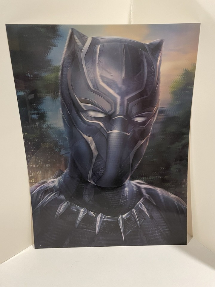 Black Panther 3D Changing Holographic Lenticular Poster | eBay