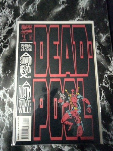 Deadpool 1 1993 NM+ 9.6 WP! 1st Appearance Of DP In Own Title! High ...
