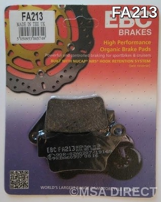 EBC Organic REAR Disc Brake Pads (1 Set) Fits KTM DUKE 125 (2011 to ...