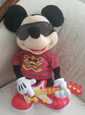 Disney Rock Star Mickey Mouse Interactive 2010 Fisher Price 15" | eBay