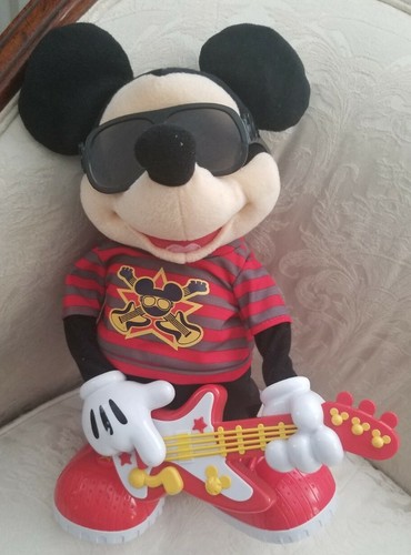 Disney Rock Star Mickey Mouse Interactive 2010 Fisher Price 15" | eBay