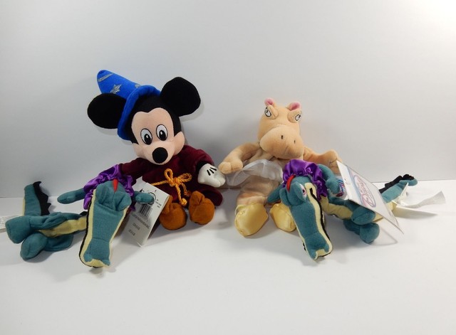 Disney Store Fantasia Mickey Hippo Alligator Bean Bag Plush | eBay