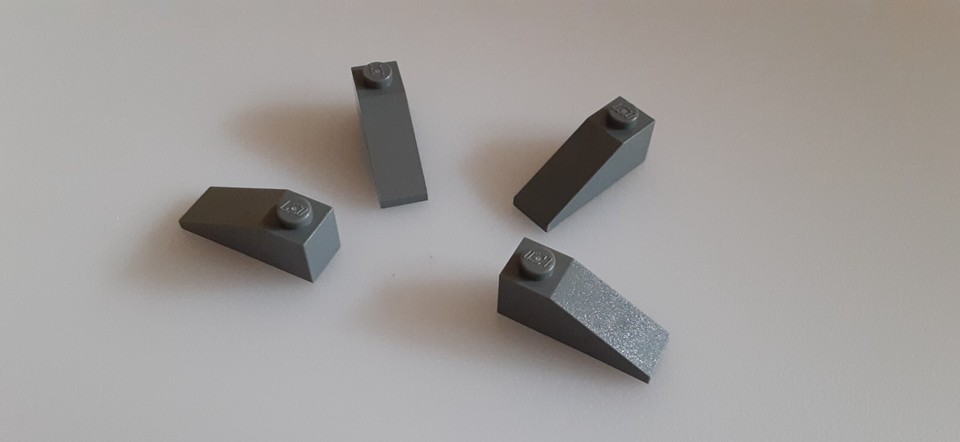 *Lego Parts-Slope 33 , 3x1 (#4286)-Dark Bluish Gray-(4) | eBay