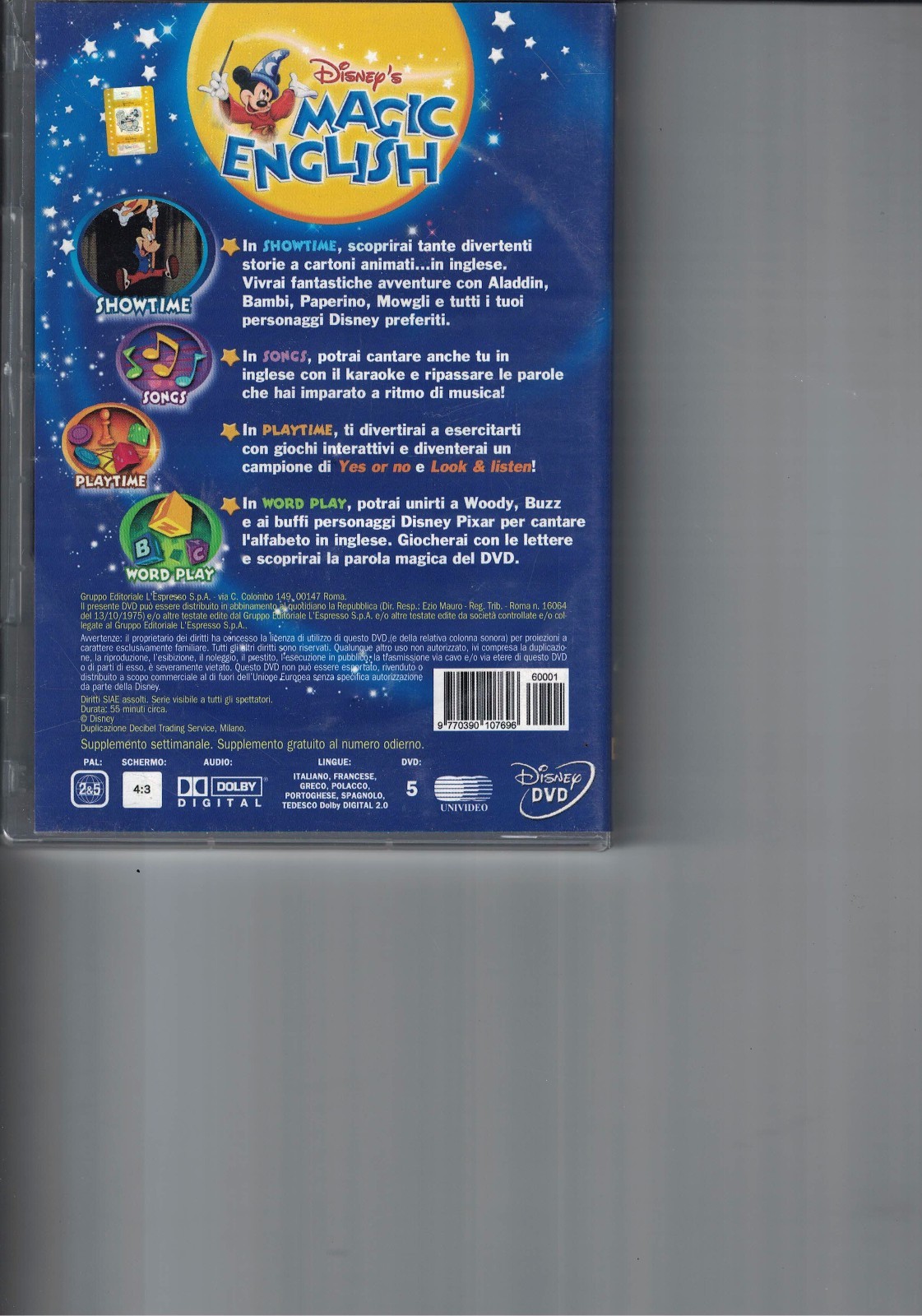 DVD - MAGIC ENGLISH - HELLO - N.1 - WALT DISNEY | eBay