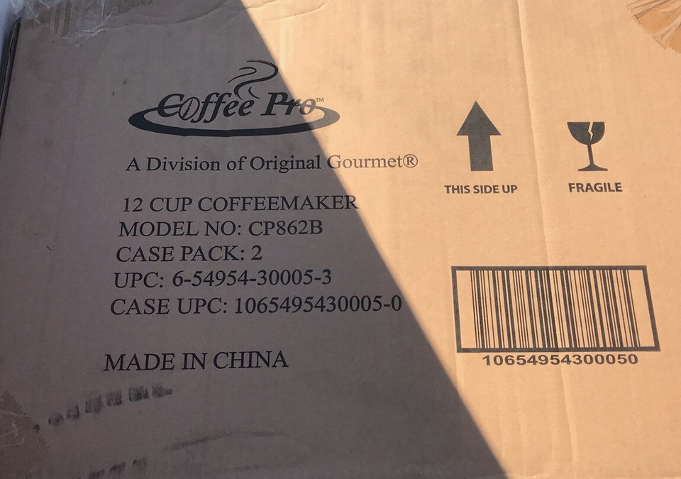 Coffee Pro CP862B Home/Office Euro Style Coffee Maker | eBay