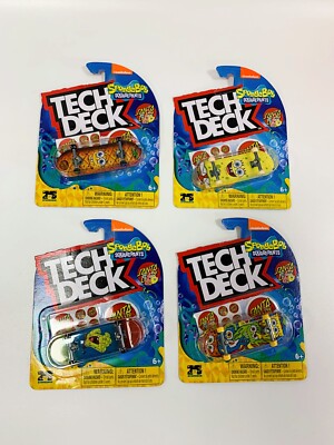 Tech Deck 96mm Fingerboard (M52) TMNT, Sponge Bob, Zero, DGK, Primitive ...