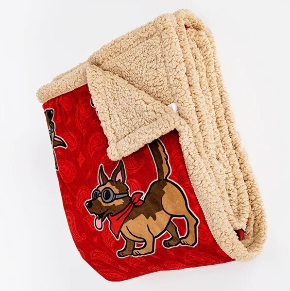 Fallout Dogmeat Throw Blanket 54x70 Red Rocket Sherpa Official NEW | eBay