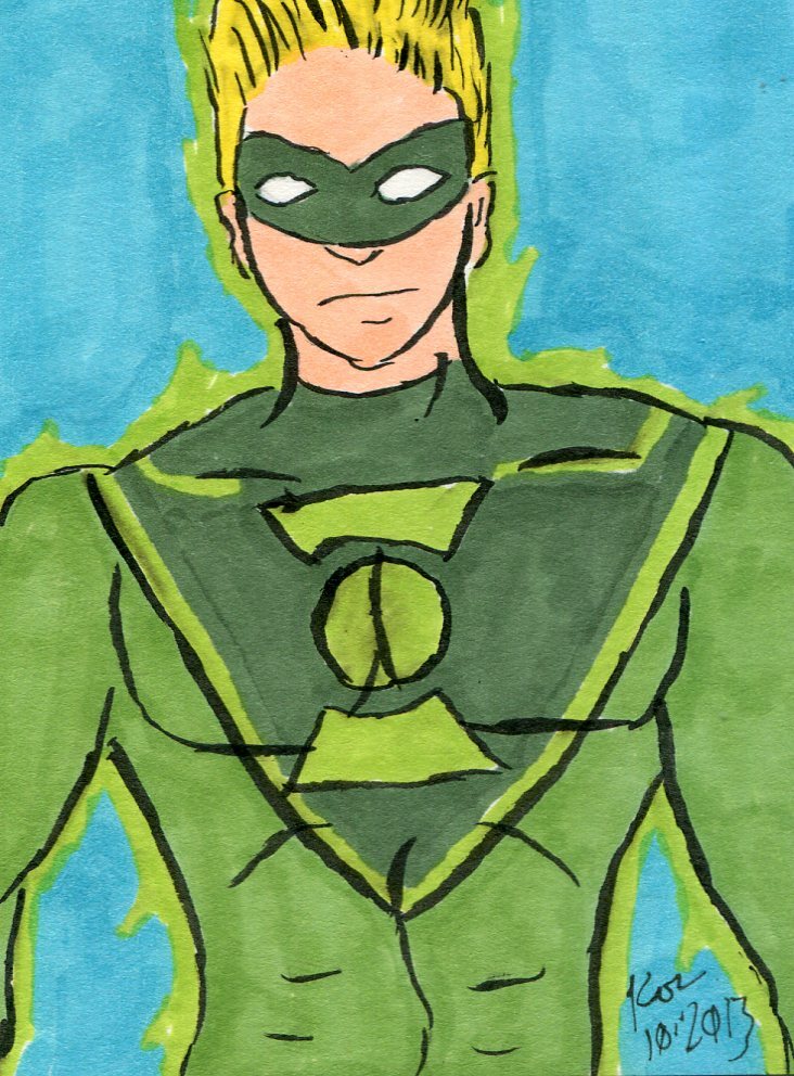 Easy Green Lantern Drawings