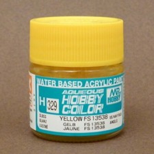 Mr Hobby Gunze Aqueous Color Acrylic H329 Yellow FS 13538 Model Paint ...