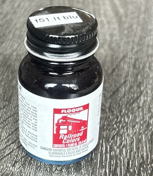 Floquil 'Light Blue' Railroad Colors Paint #F110051 (1 oz. bottle ...