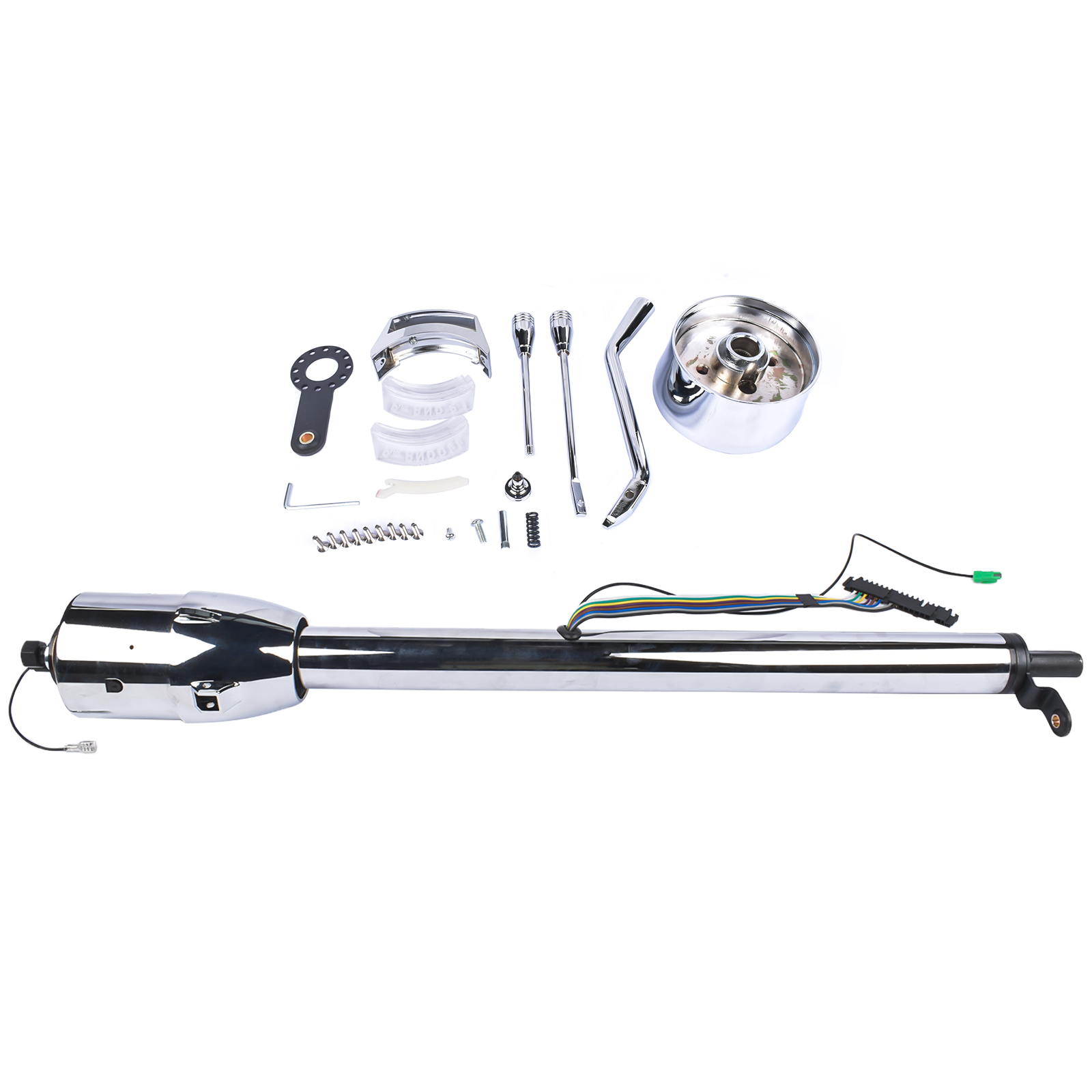 32" GM Chevy Chrome Stainless Steel Tilt Steering Column Shift ...
