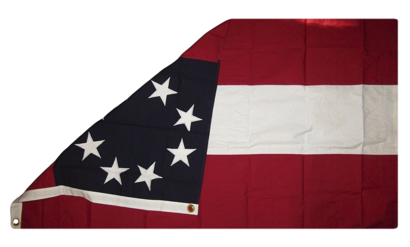 3x5 Embroidered Sewn Stars & Bars 9 Star 100% Cotton Flag 3'x5' | eBay