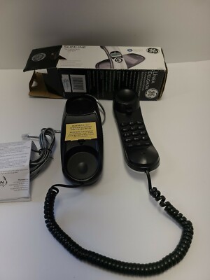 GE Slimline Landline Phone Corded Caller ID Phone Call Waiting 29265EE1 ...