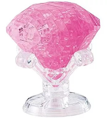 Puzzle Crystal Puzzle Pink Diamond 3D Jigsaw Puzzle 43 Pieces [50184 ...