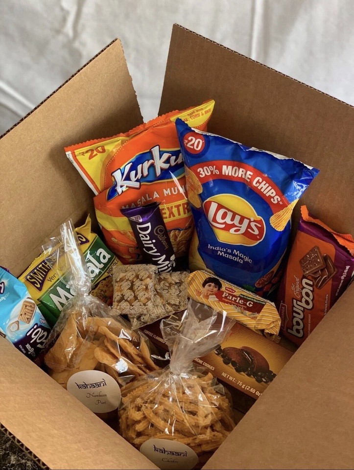 15 Count Indian SNACK BOX EXOTIC SNACKS, EXCLUSIVE BRANDED SNACKS Free ...