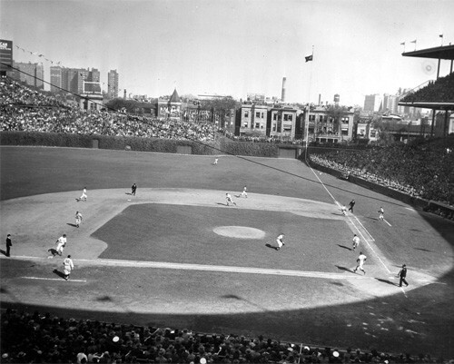 1945 World Series Chicago Cubs vs Detroit Tigers at Wrigley Field Photo ...