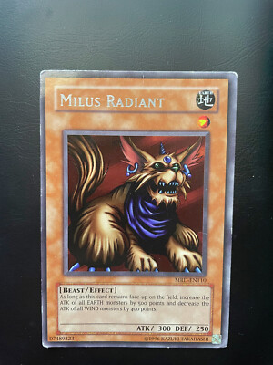 Yugioh Milus Radiant Unlimited Edition Rare MRD-EN110 Damaged | eBay