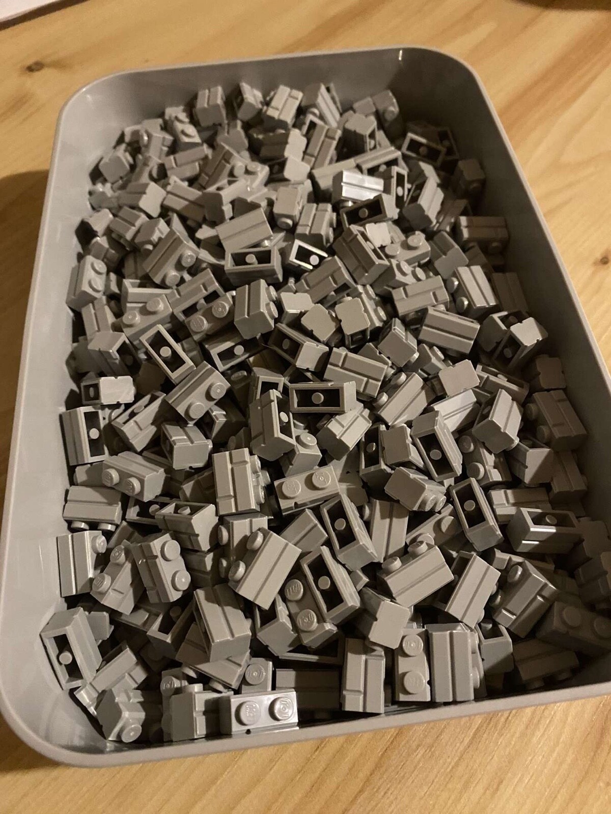 LEGO 98283 / lot 500x brick masonry 1x2 / light bluish gray / neuf | eBay