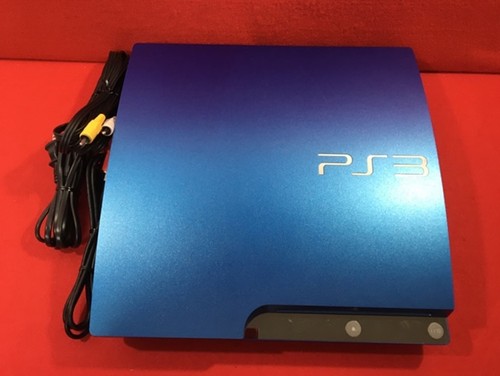 USED PlayStation 3 PS3 Console System 320GB Splash Blue game Japan CECH ...