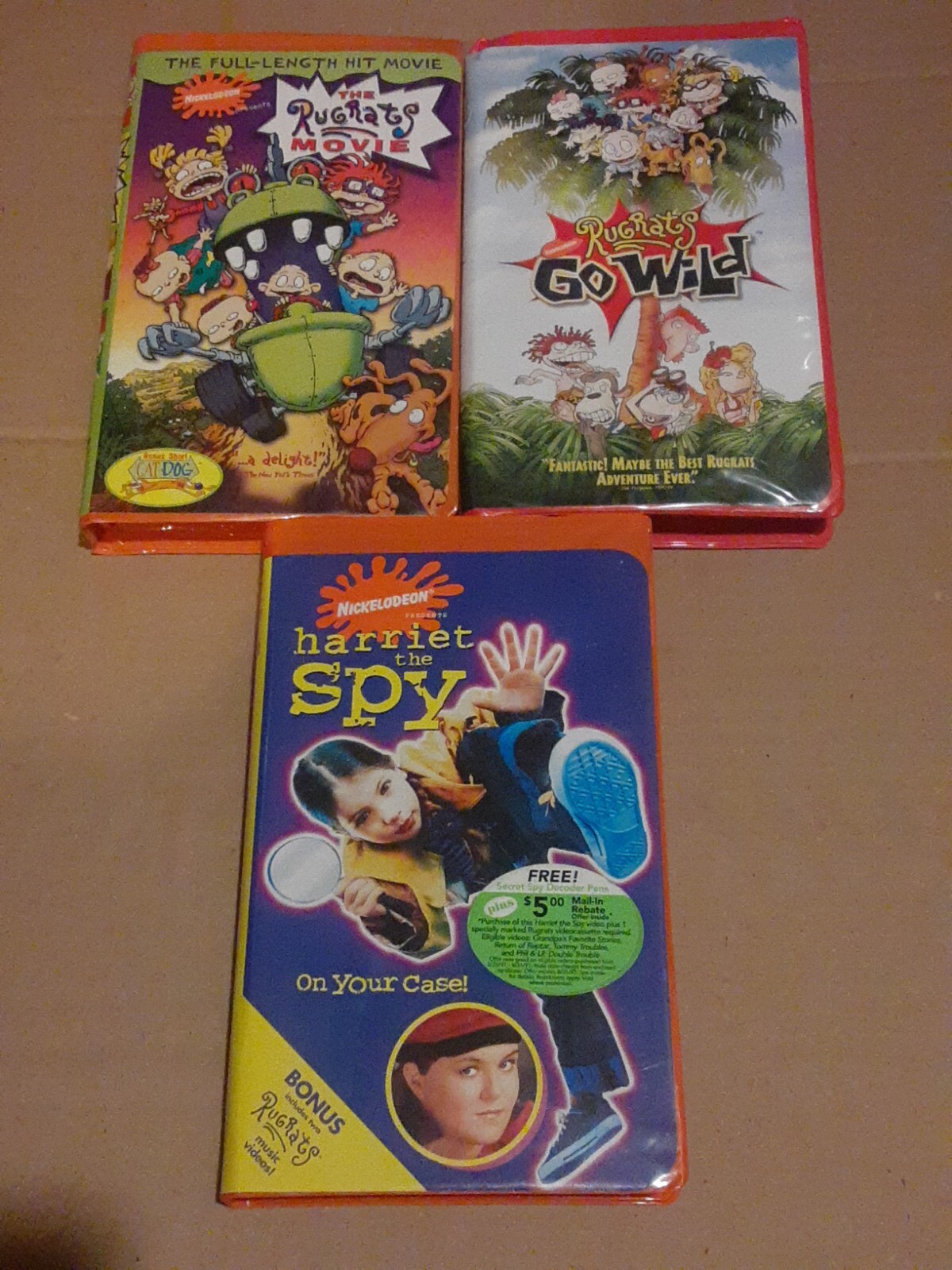 Nickelodeon VHS LOT of 3 Rugrats Movie | Grelly USA
