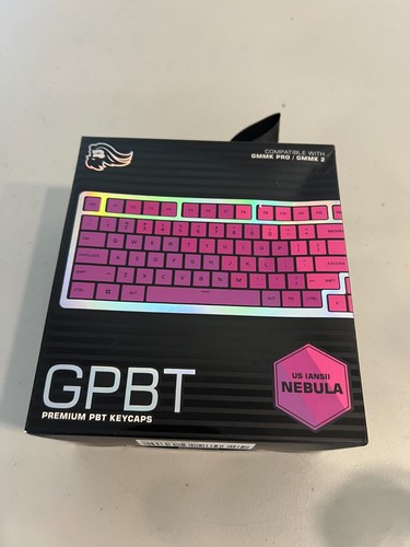 NEW Glorious GPBT Sublimated Mechanical Keyboard Keycaps (Nebula) 114 ...